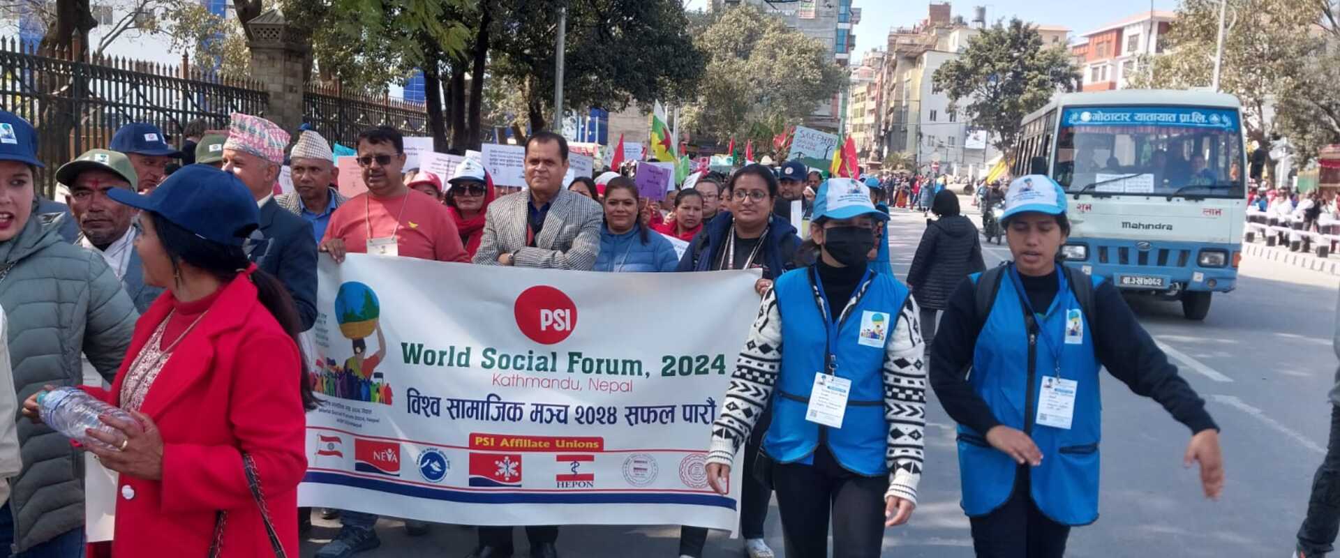 PSI at World Social Forum 2024 - PSI - The global union federation of ...